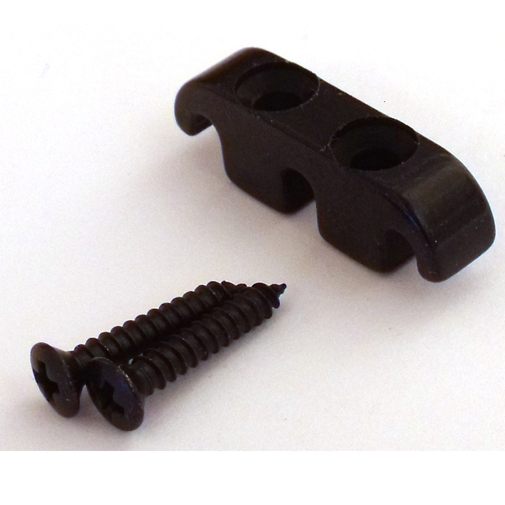 Bass Guitar String Tree in Chrome, Black or Gold