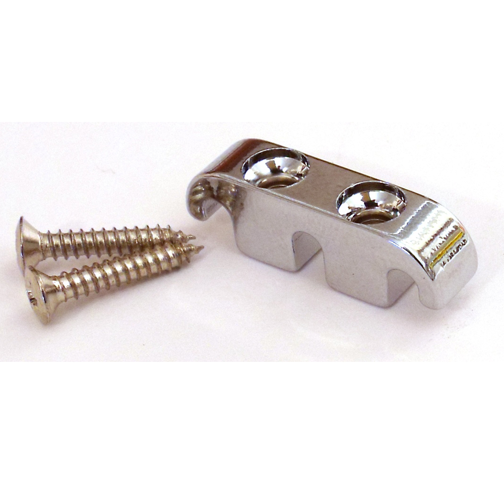 Bass Guitar String Tree in Chrome, Black or Gold